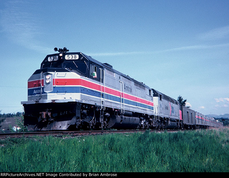 Amtrak 538 West